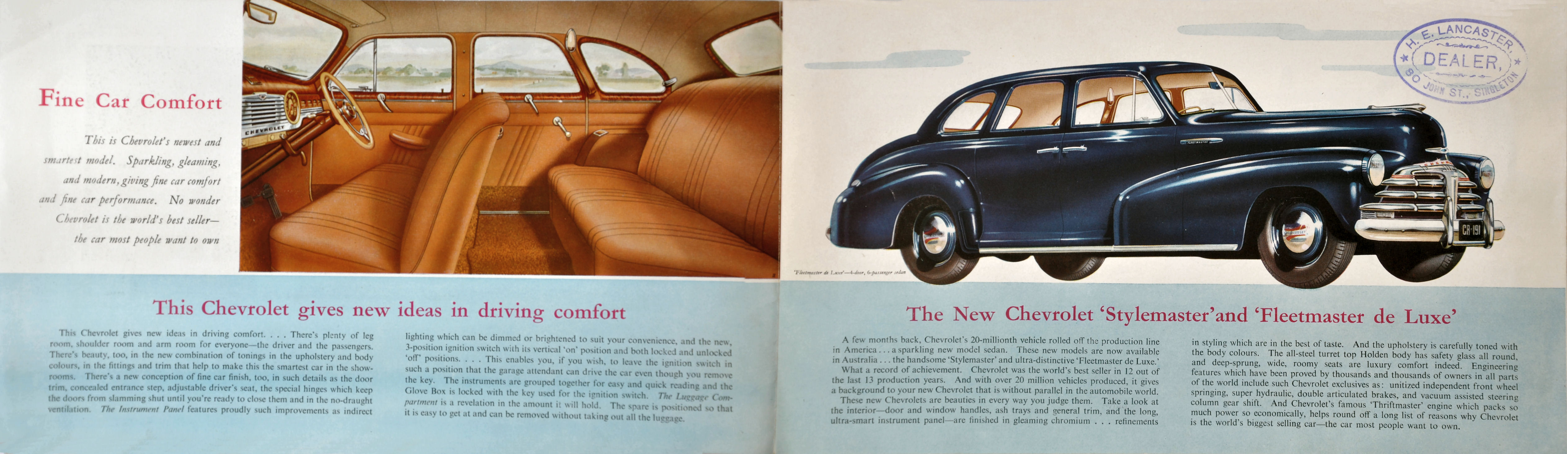 1948 Chevrolet Brochure
