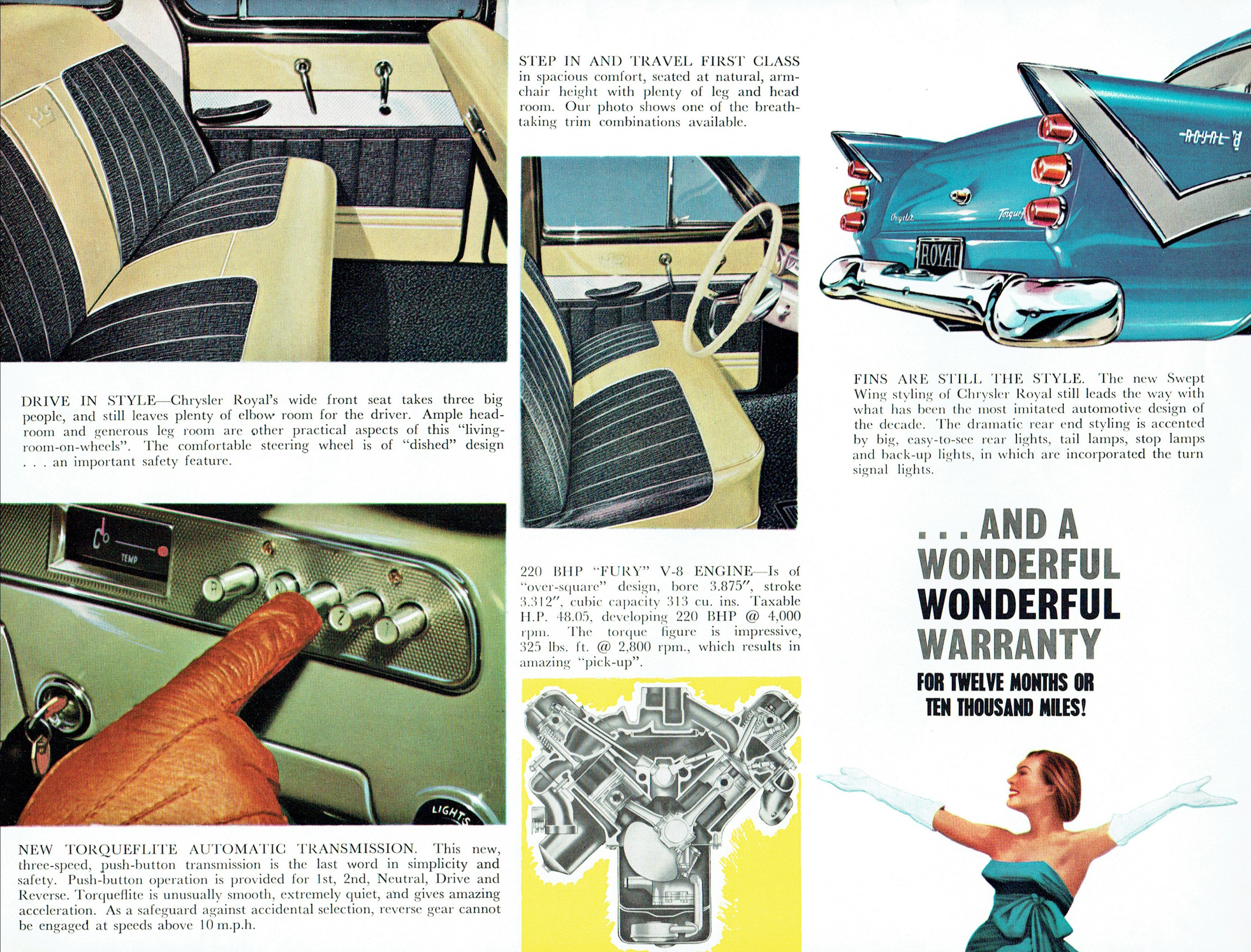 1960 Chrysler AP3 Royal 6 V8 Brochure