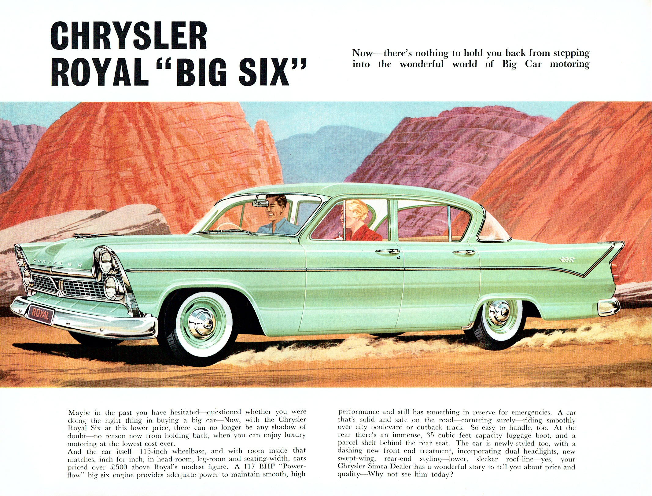 1960 Chrysler AP3 Royal 6 V8 Brochure