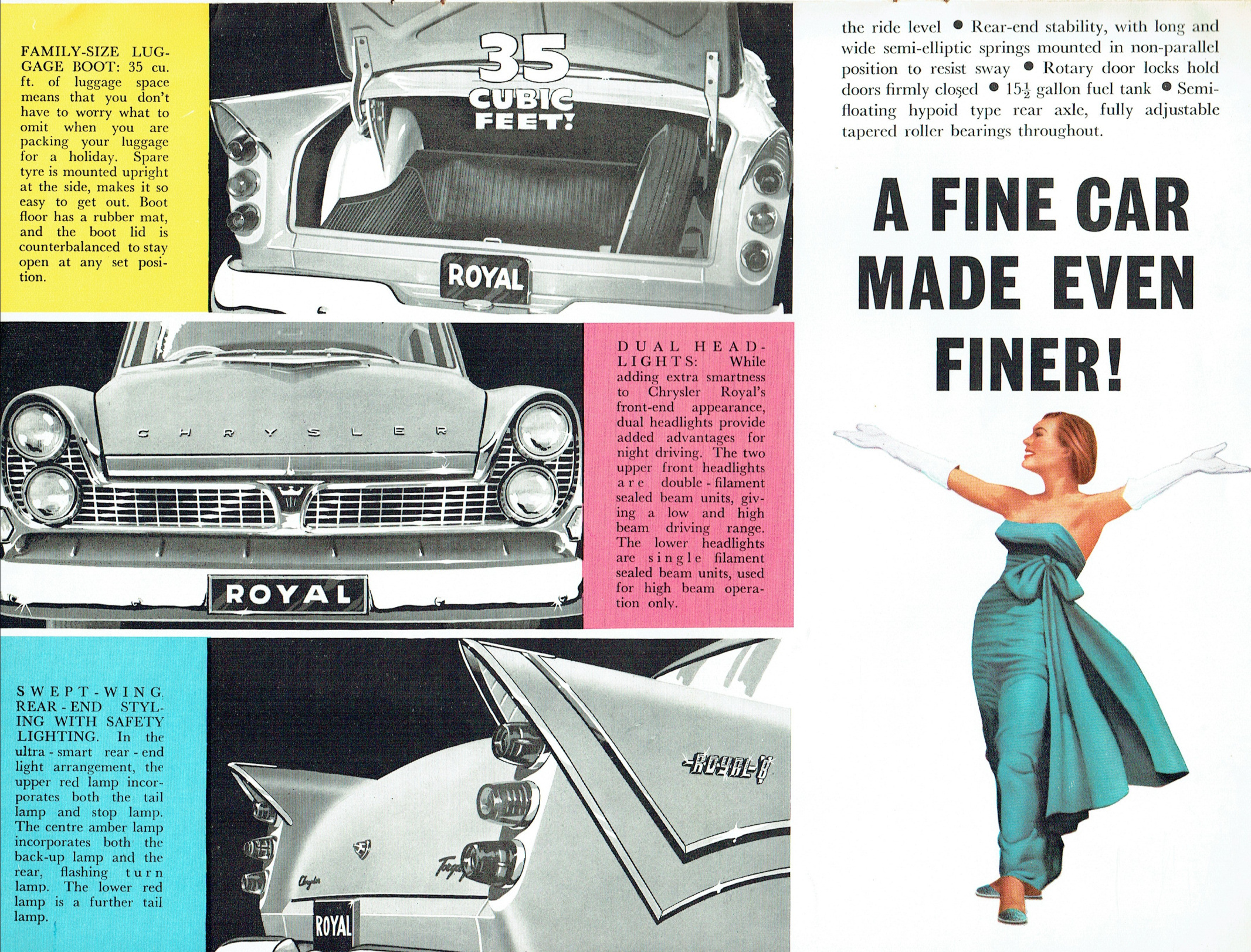 1960 Chrysler AP3 Royal 6 V8 Brochure