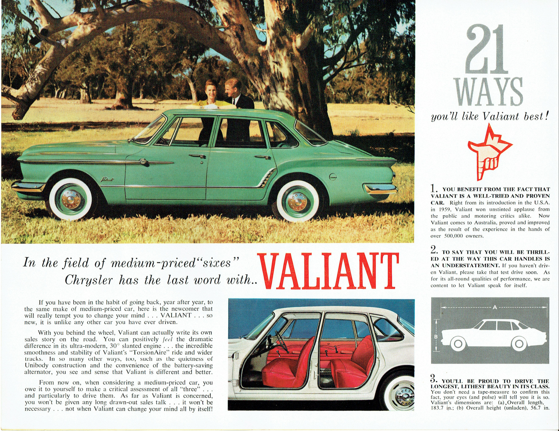 1962 Chrysler Valiant RV1 Brochure