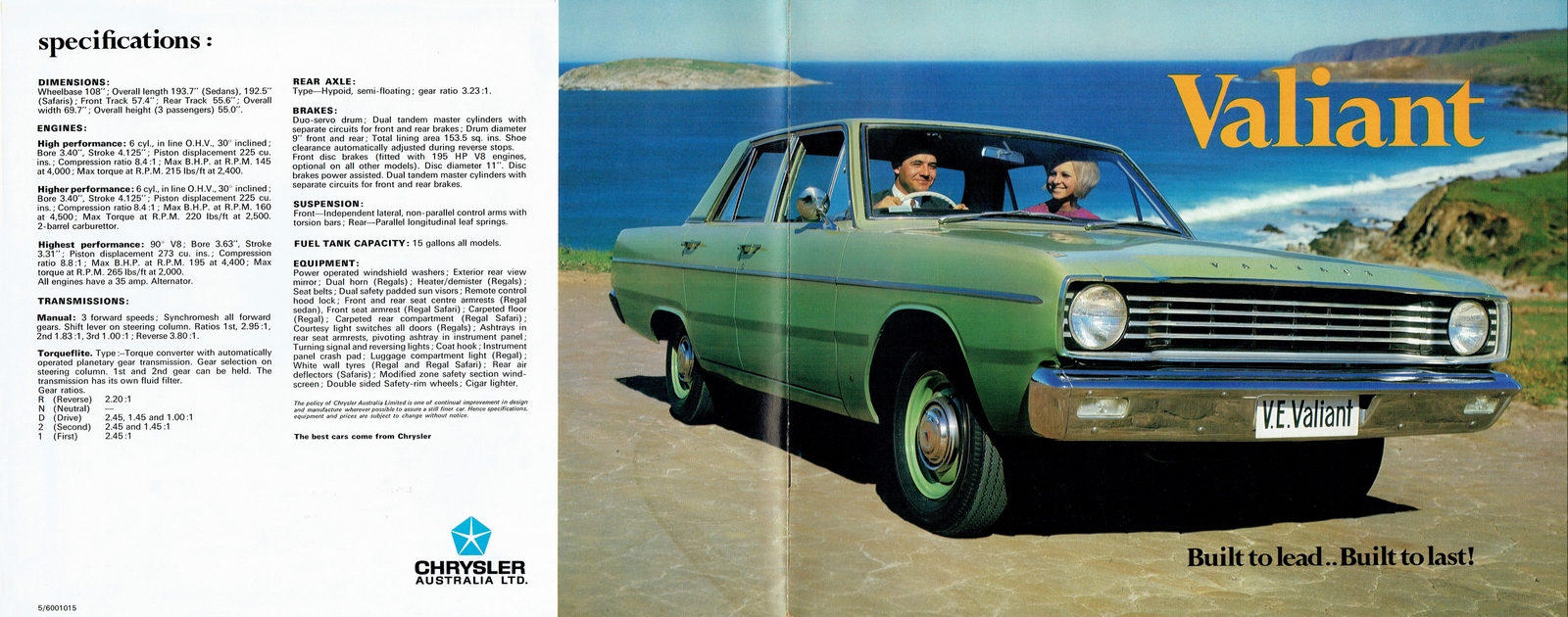 1967 Chrysler VE Valiant Brochure