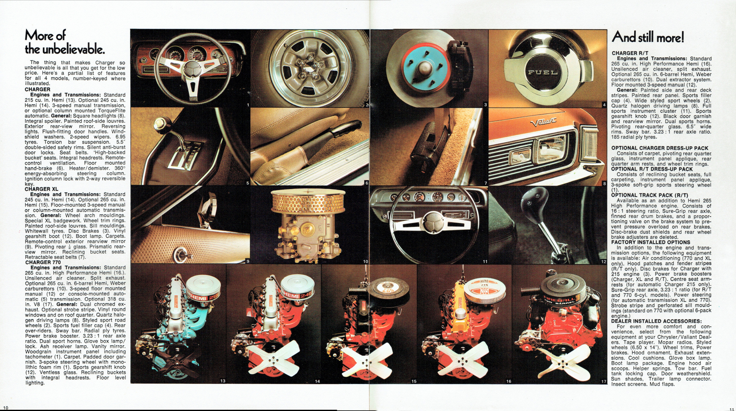 1971 Chrysler VH Valiant Charger Brochure