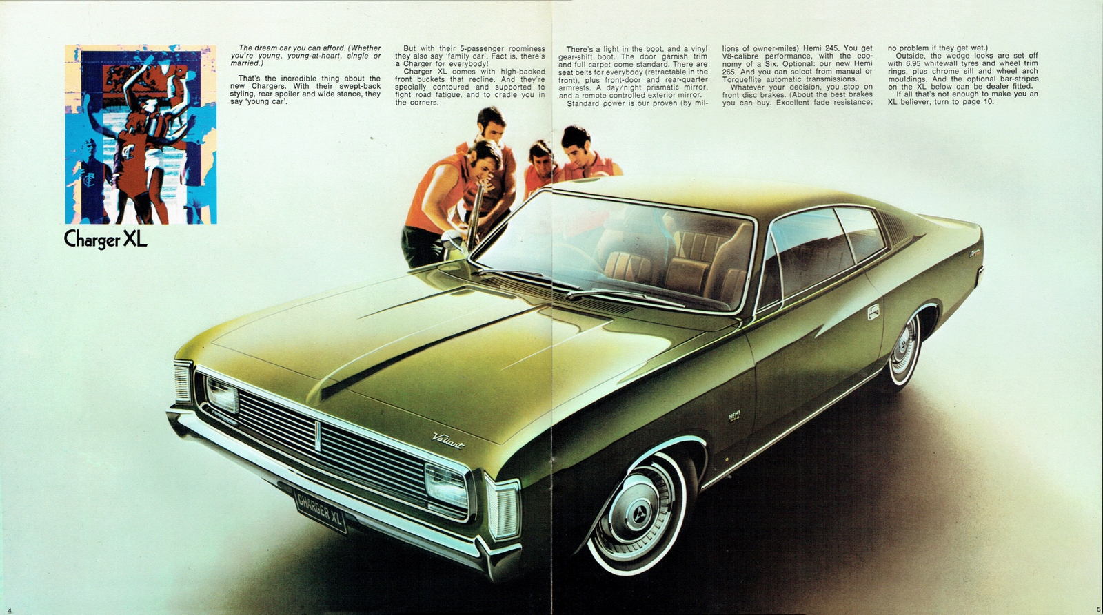 1971 Chrysler VH Valiant Charger Brochure