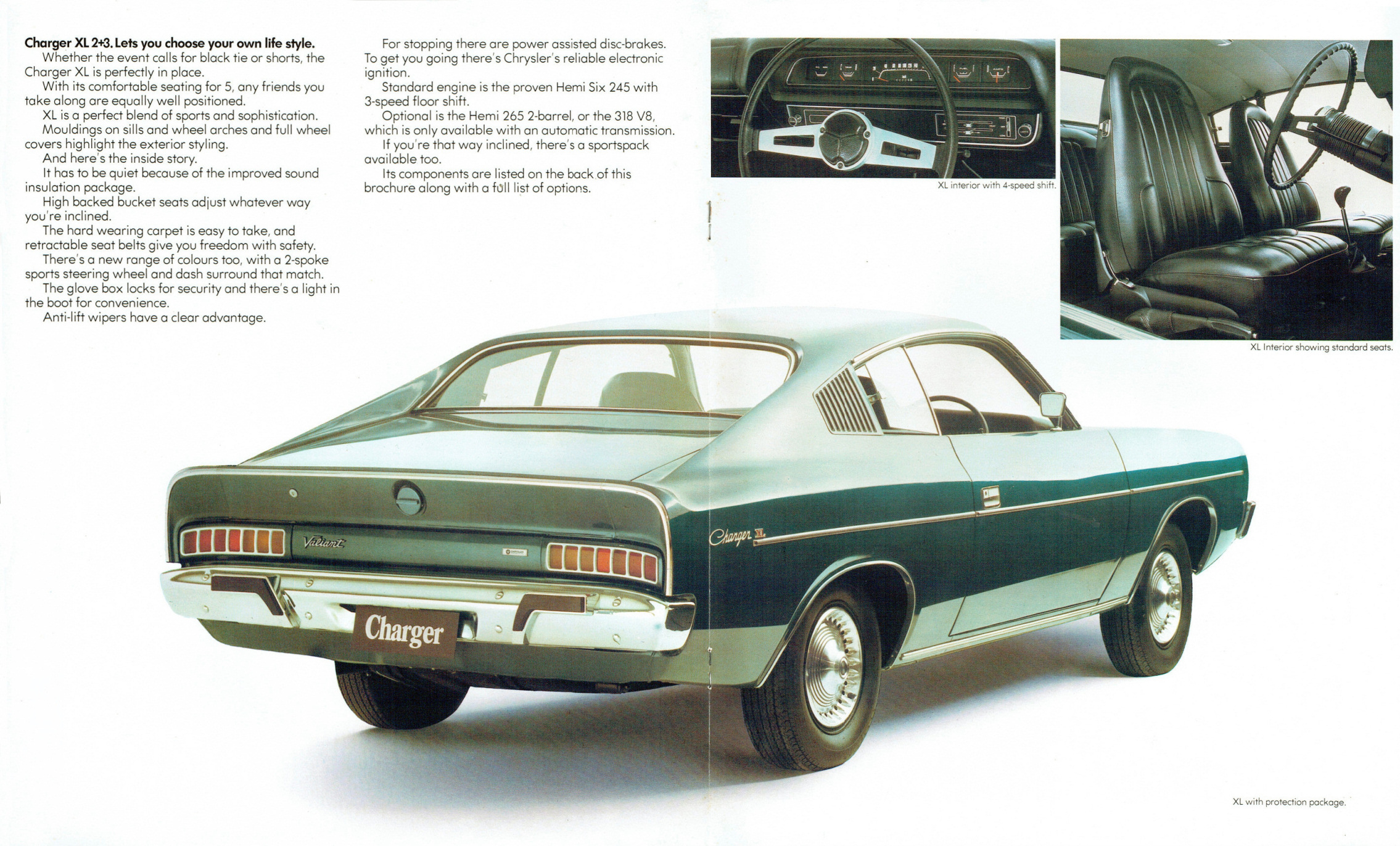 1973 Chrysler VJ Valiant Charger Brochure