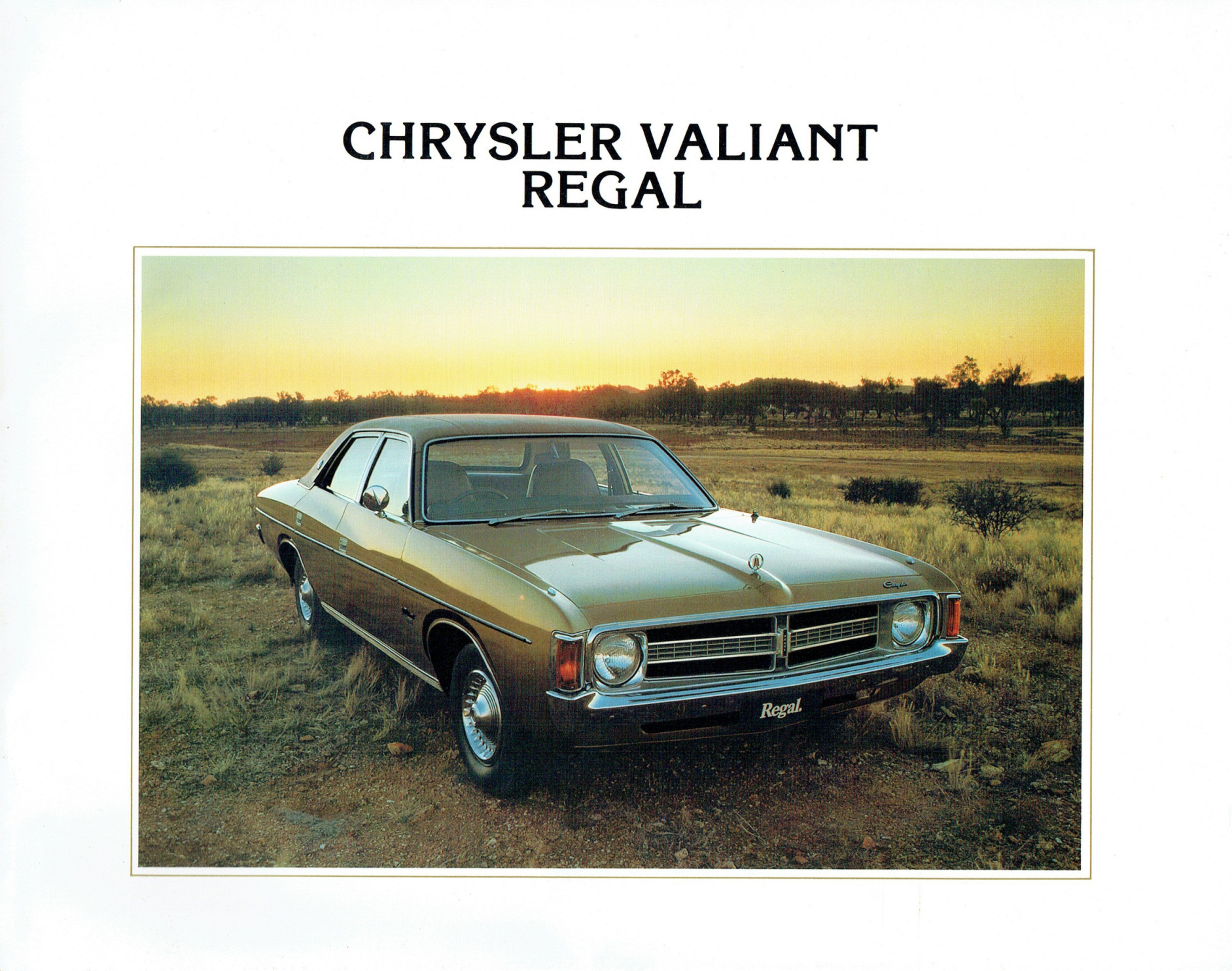 1975 Chrysler VK Valiant Regal Brochure