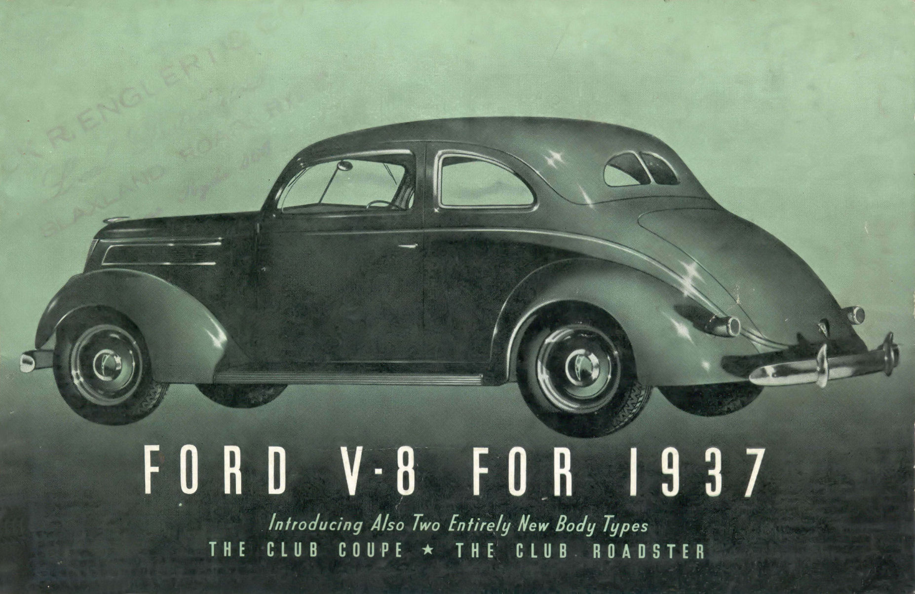 1937 Ford V8 Brochure
