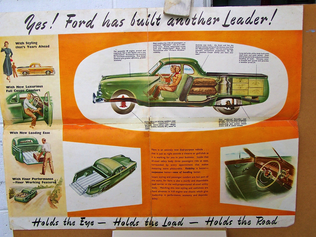 1949 Ford Coupe Utility Brochure