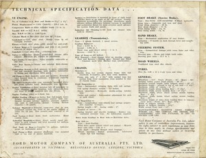 1949 Ford Coupe Utility Brochure