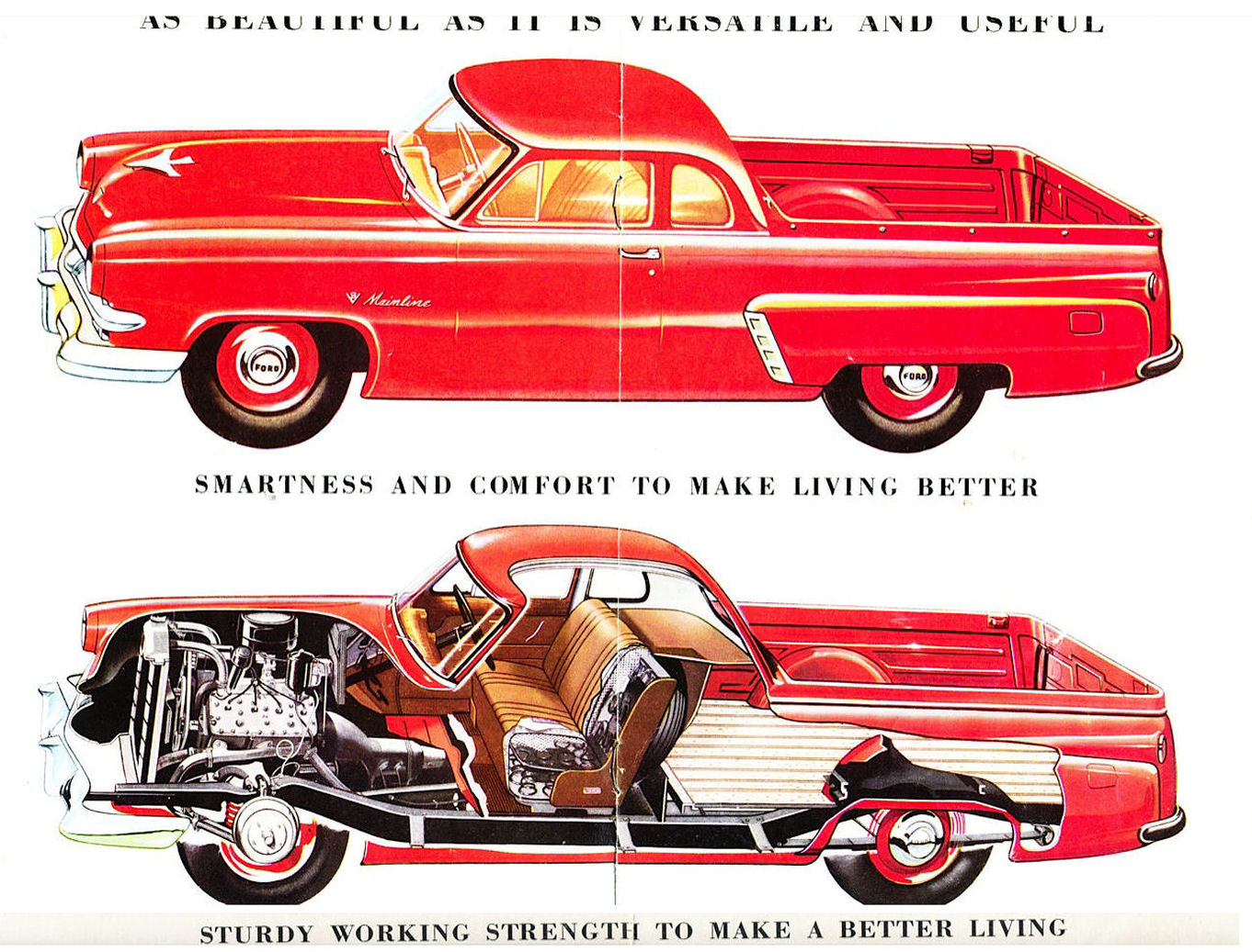1953 Ford Mainline Coupe Utility