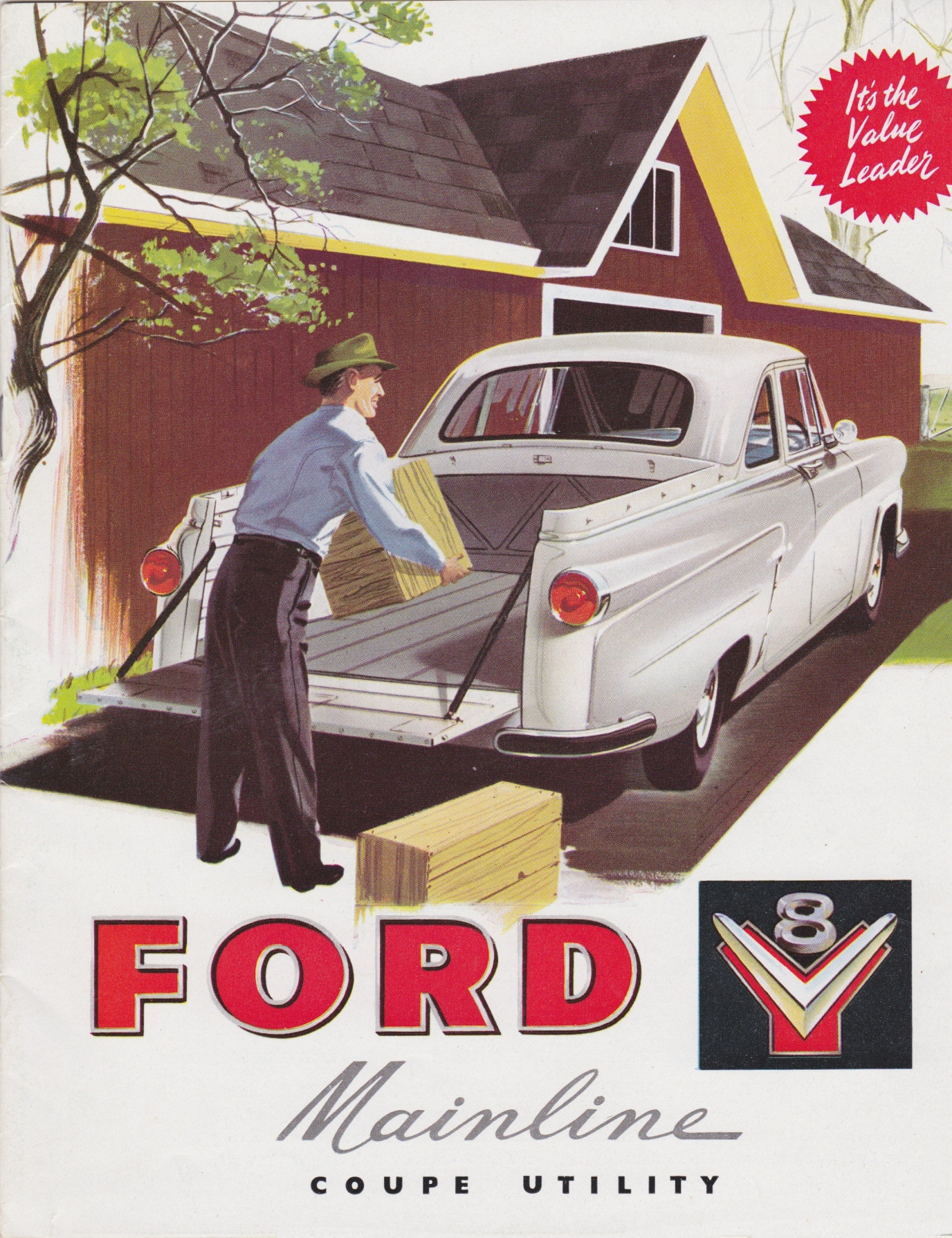 1955 Ford Mainline Coupe Utility Brochure