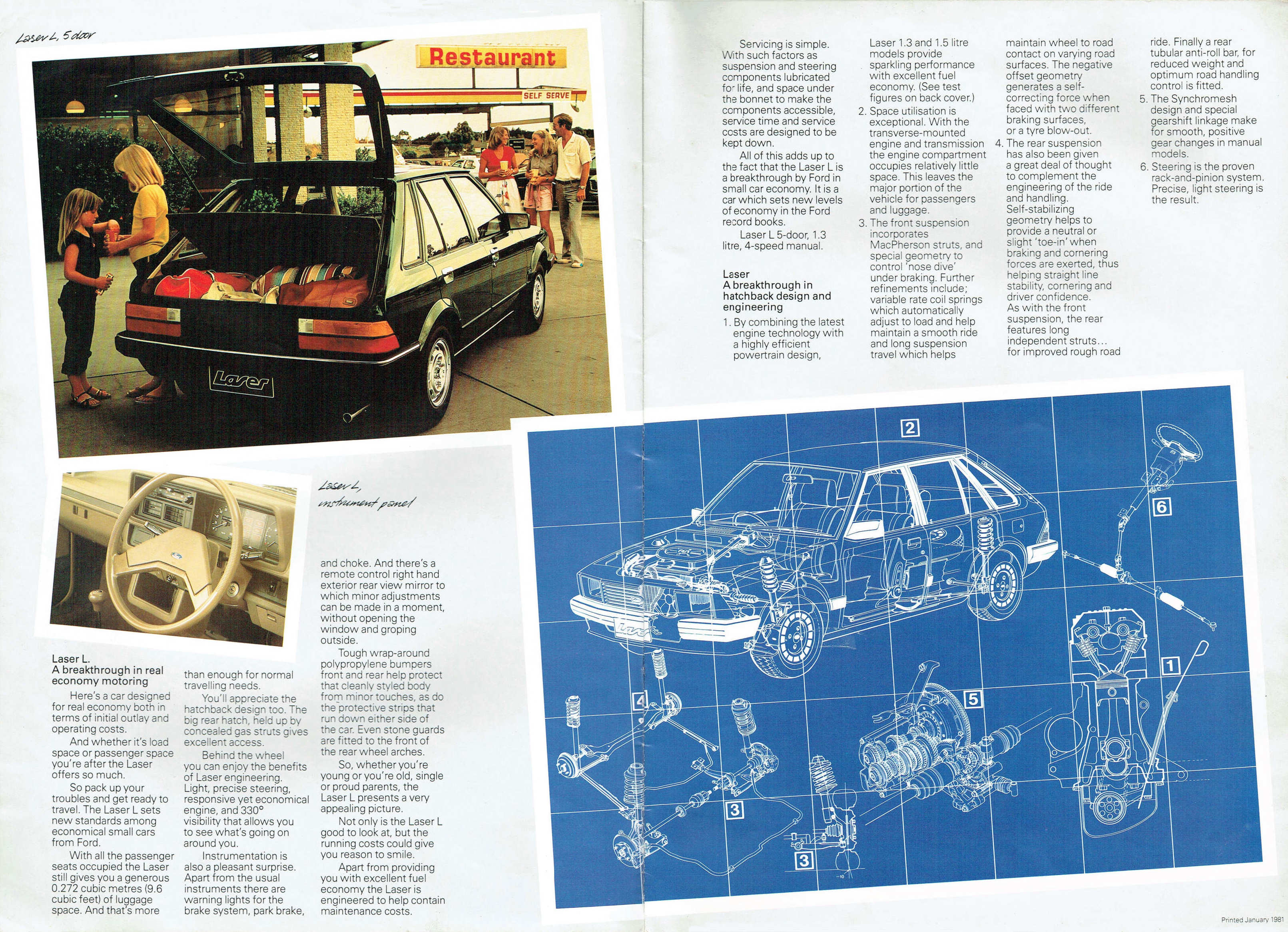 1981 Ford KA Laser Brochure