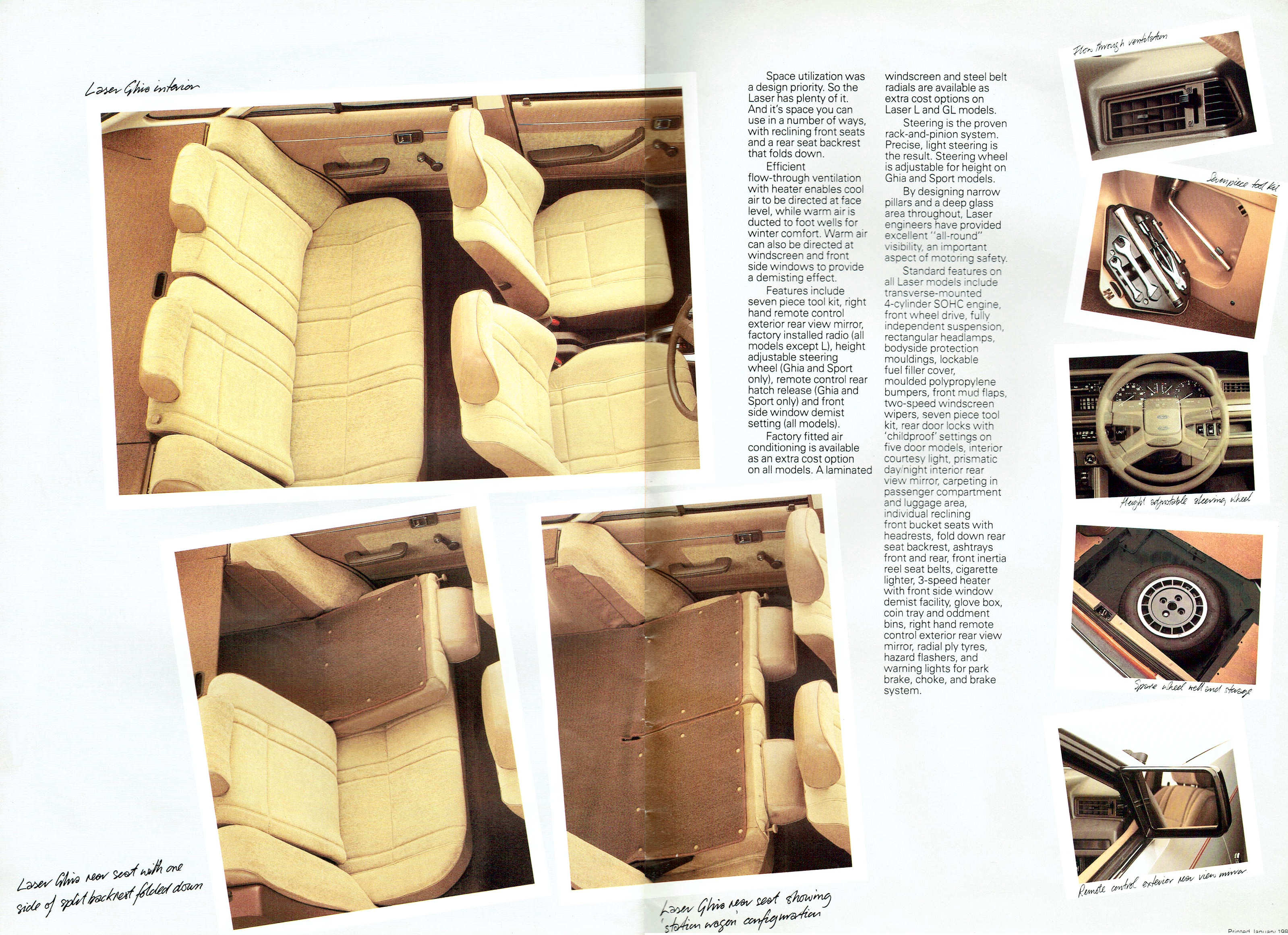 1981 Ford KA Laser Brochure