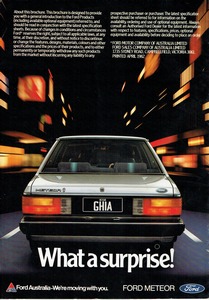 1981 Ford Meteor Brochure