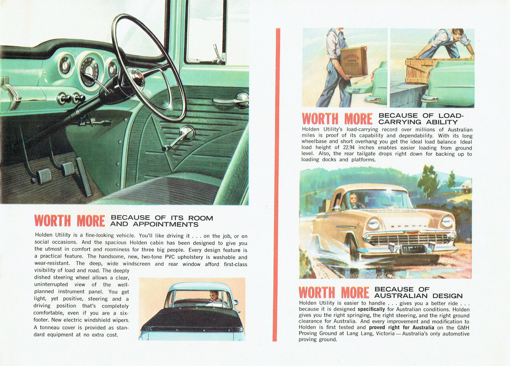 1961 Holden EK Utility & Panel Van Brochure