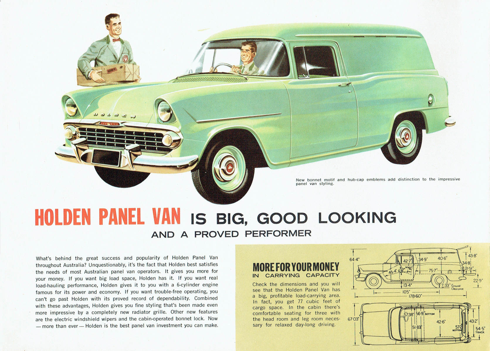 1961 Holden EK Utility & Panel Van Brochure