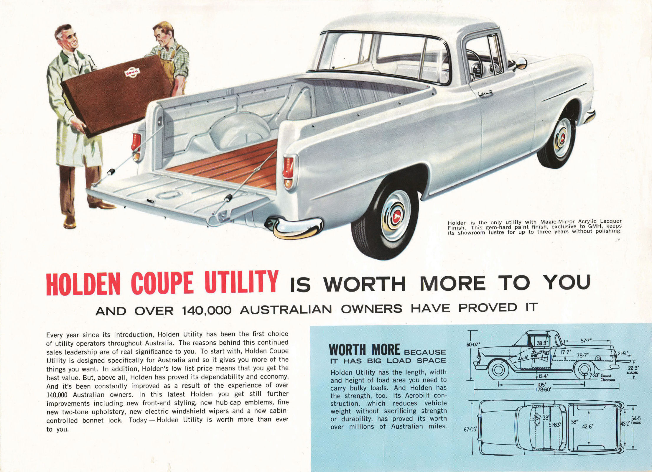 1962 Holden EK Utility & Panel Van Brochure