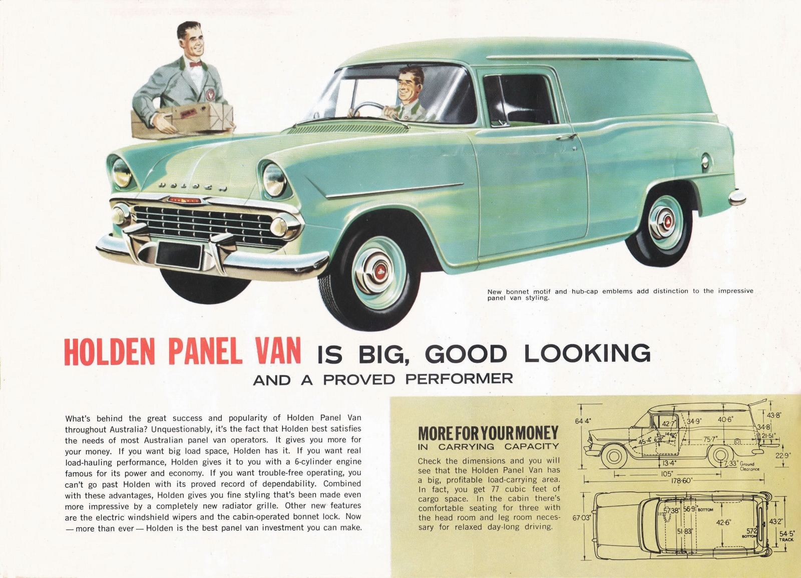 1962 Holden EK Utility & Panel Van Brochure