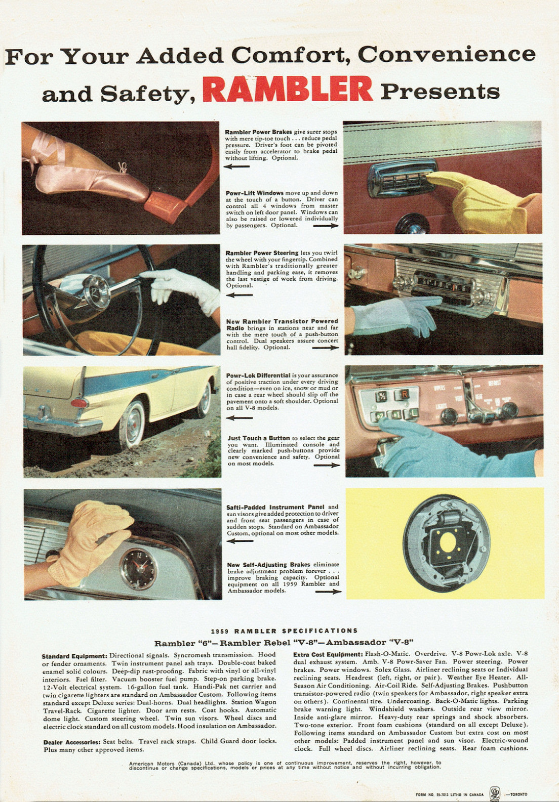 1959 Rambler Full Line Brochure