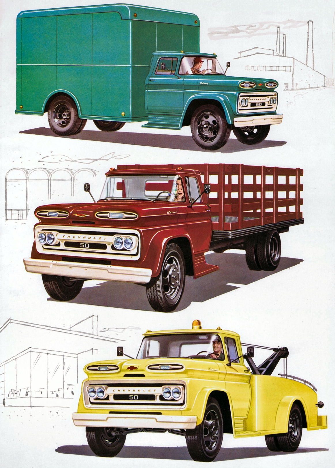 1961 Chevrolet C50 Series Trucks Brochure