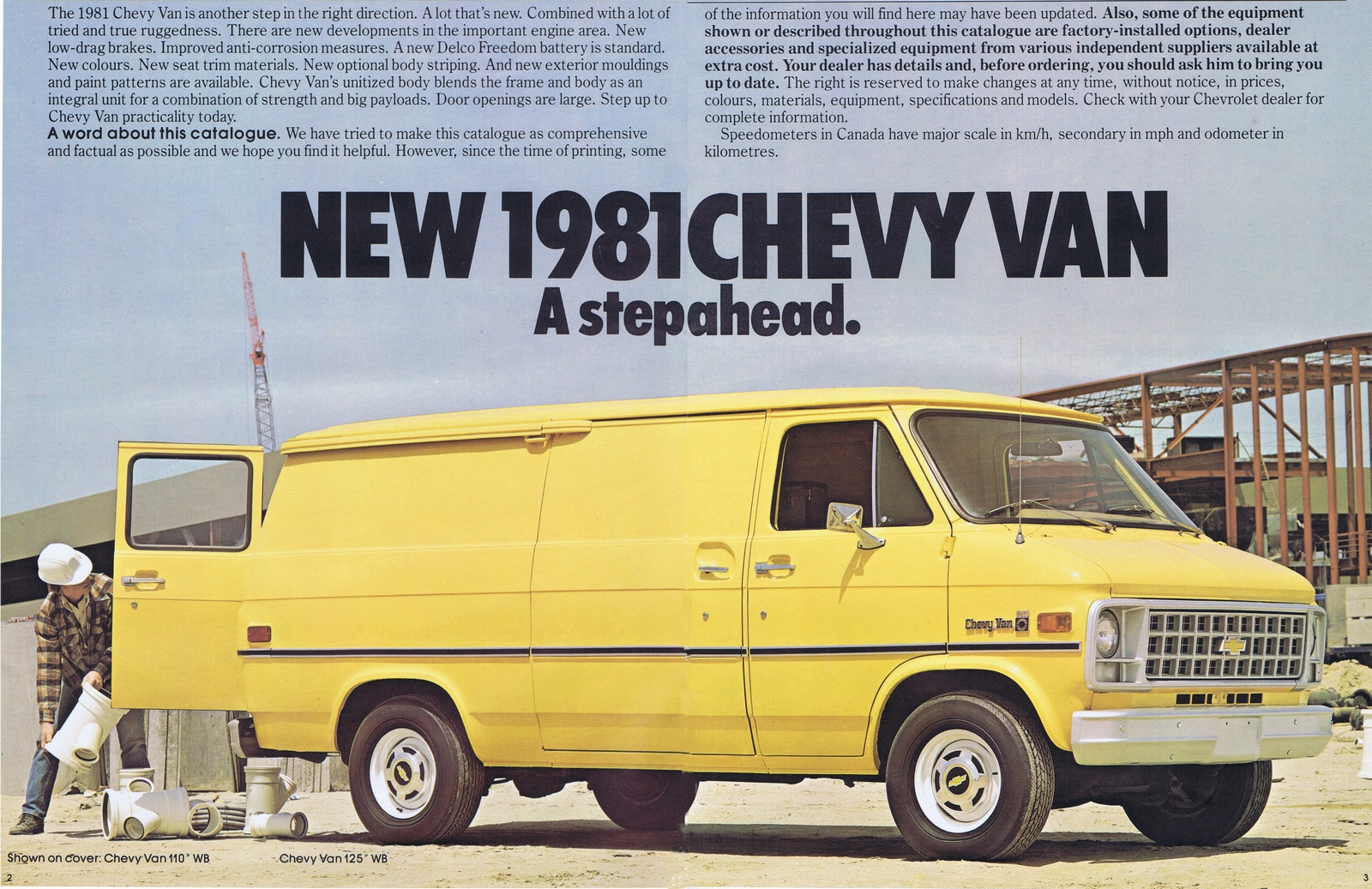 1981 Chevrolet Vans Brochure