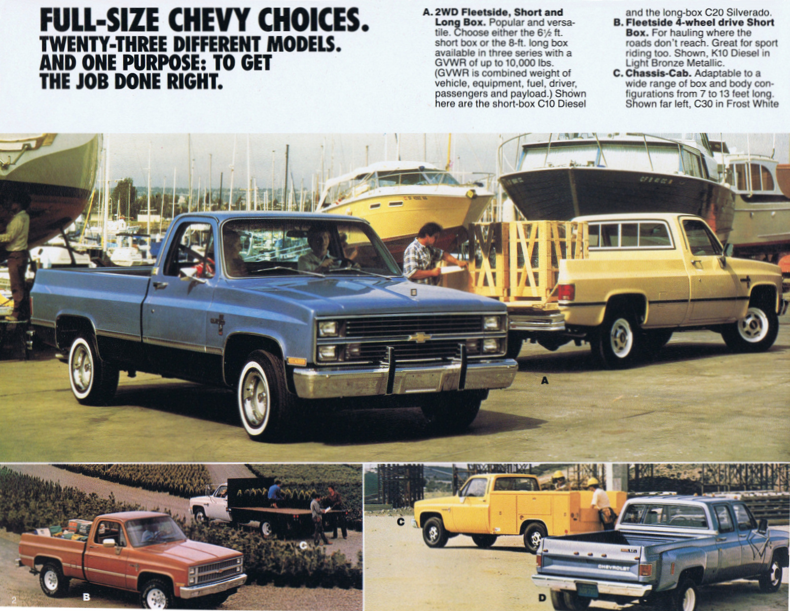 1983 Chevrolet Full Size Pickups Brochure