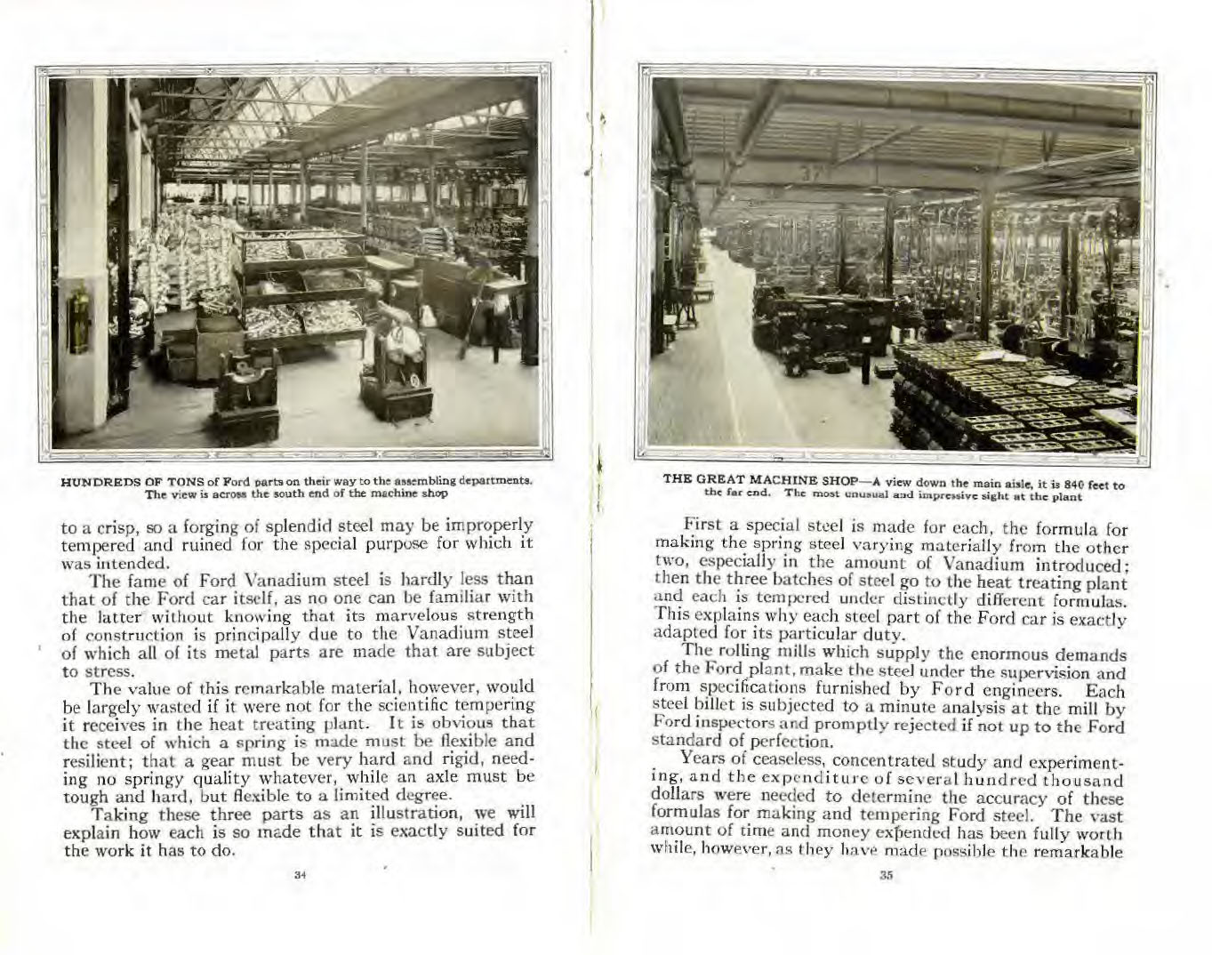 1912 Ford Factory Facts Booklet