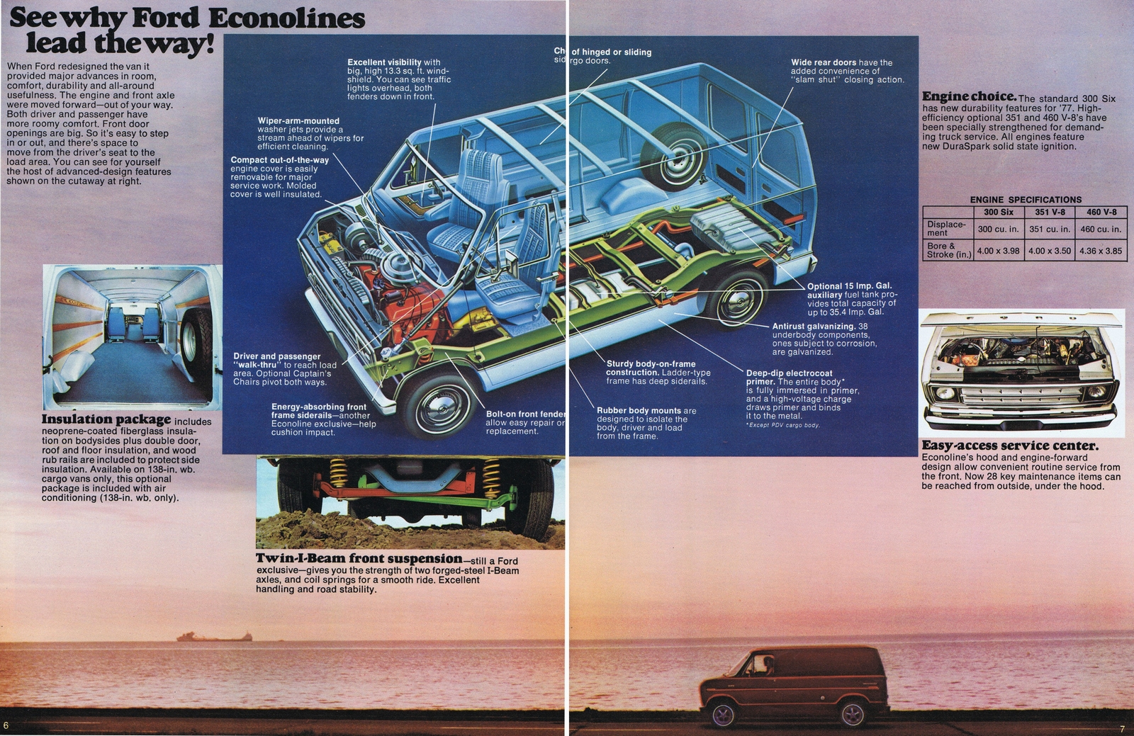 1977 Ford Econoline Vans Brochure
