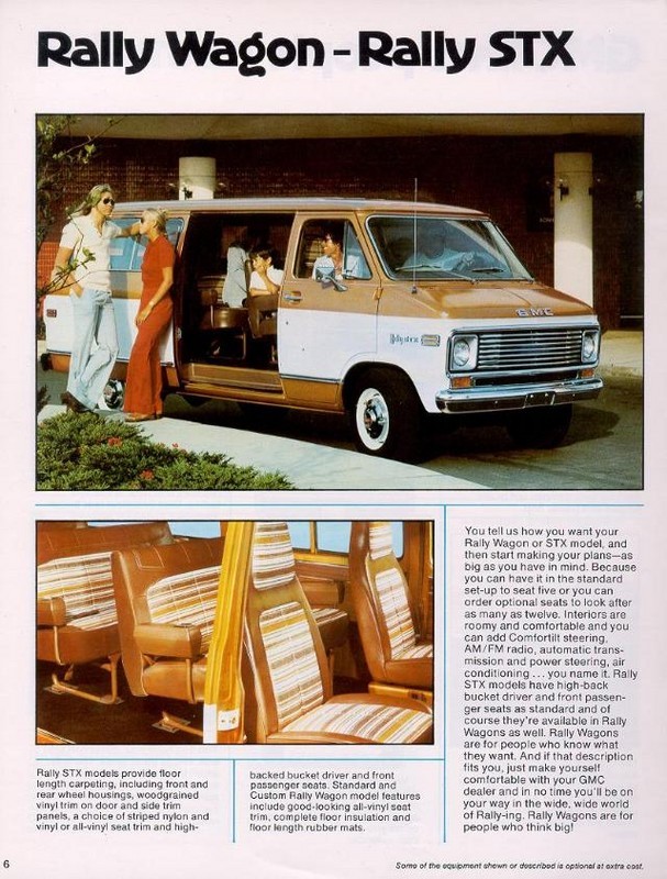 1976 GMC Jimmy Suburban Rally Wagon Brochure