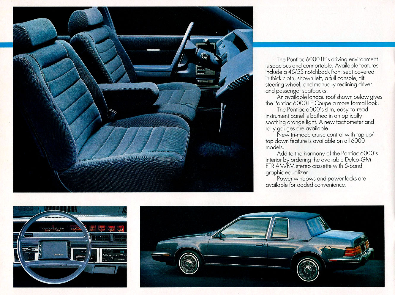 1984 Pontiac 6000 Brochure