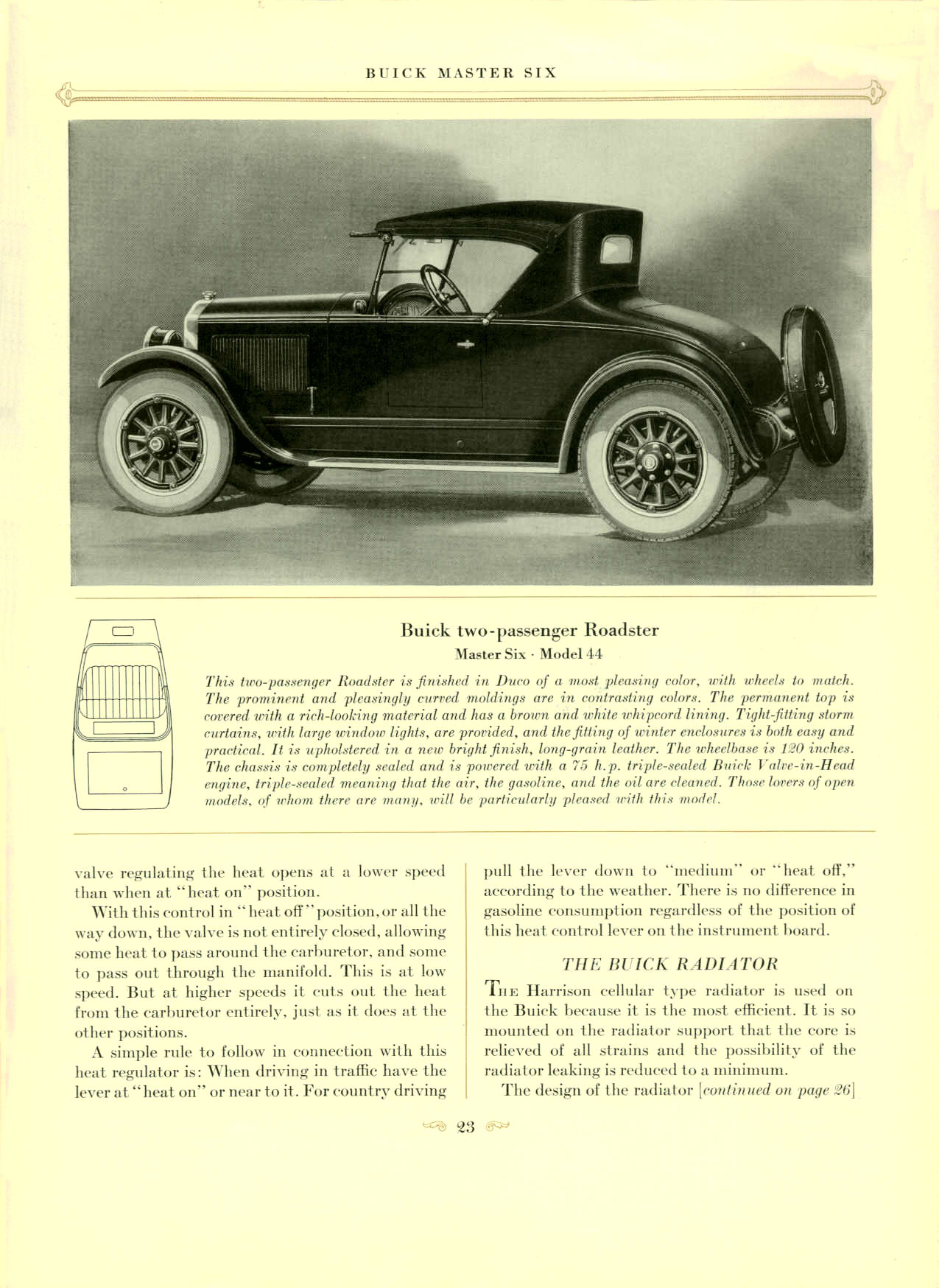 1926 Buick Full Line Brochure