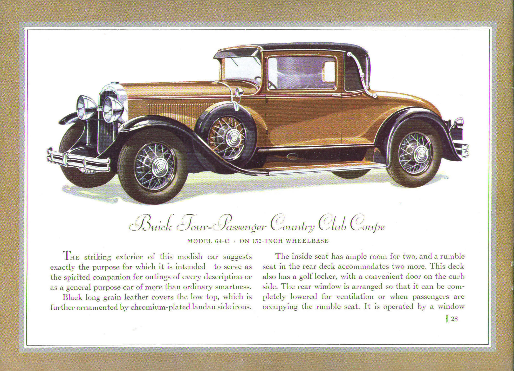 1930 Buick Prestige Brochure page 29 of 33
