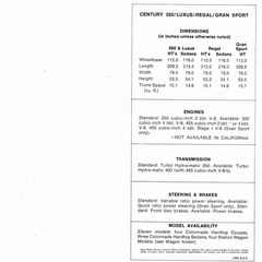 1974 Buick Century Brochure