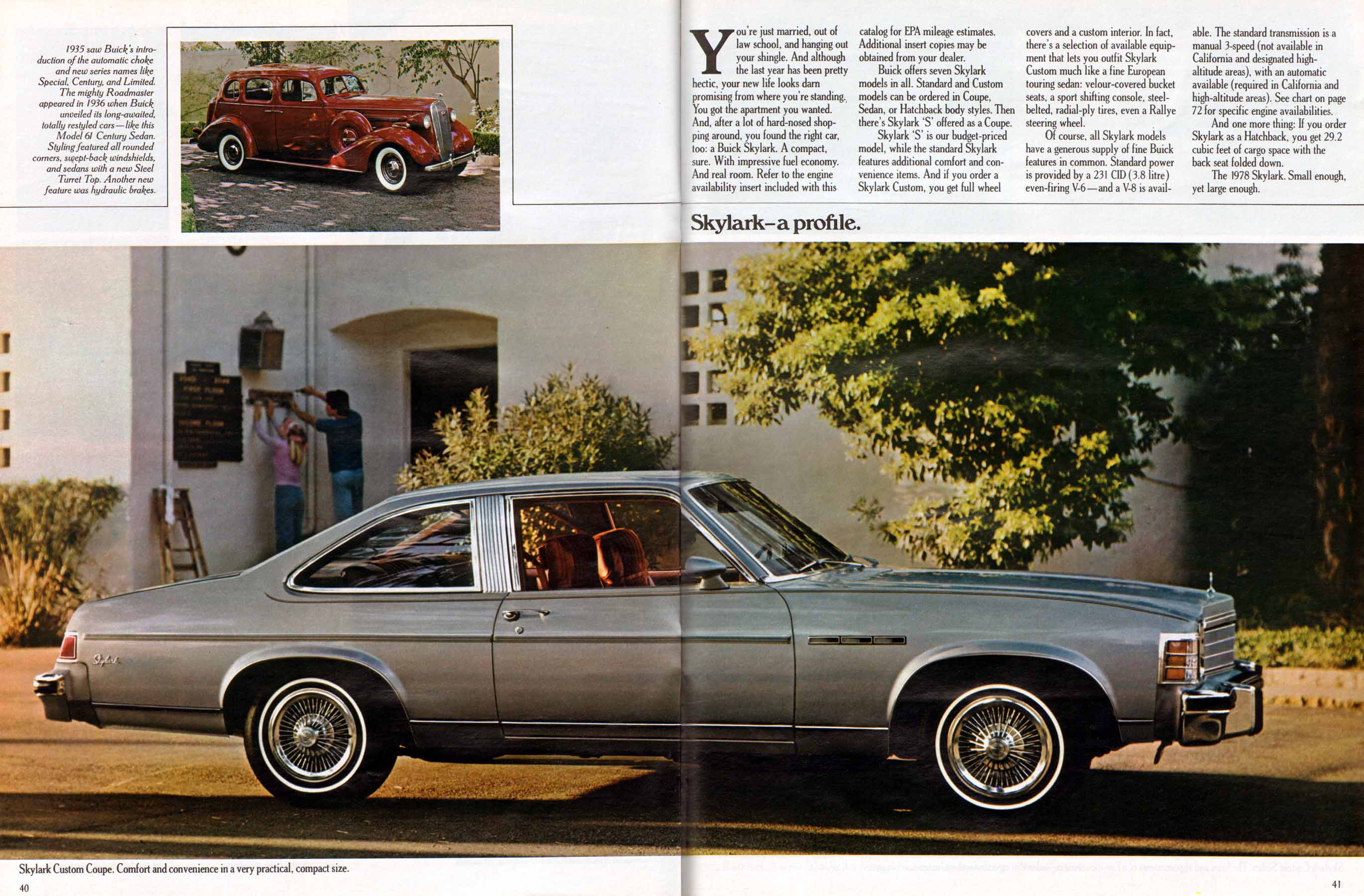 1978 Buick Full Line Prestige Brochure