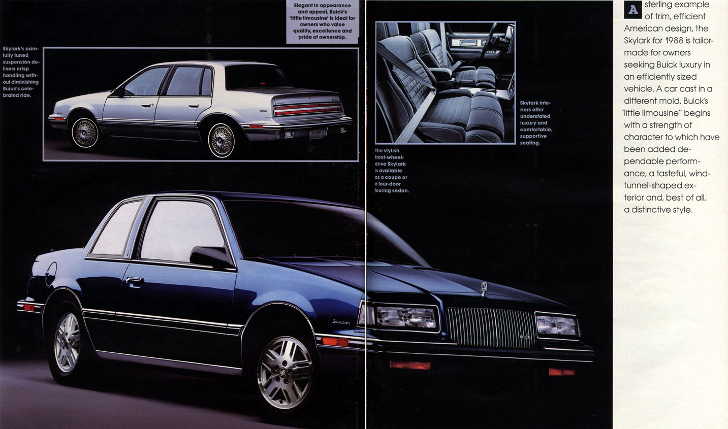 1988 Buick Prestige Brochure