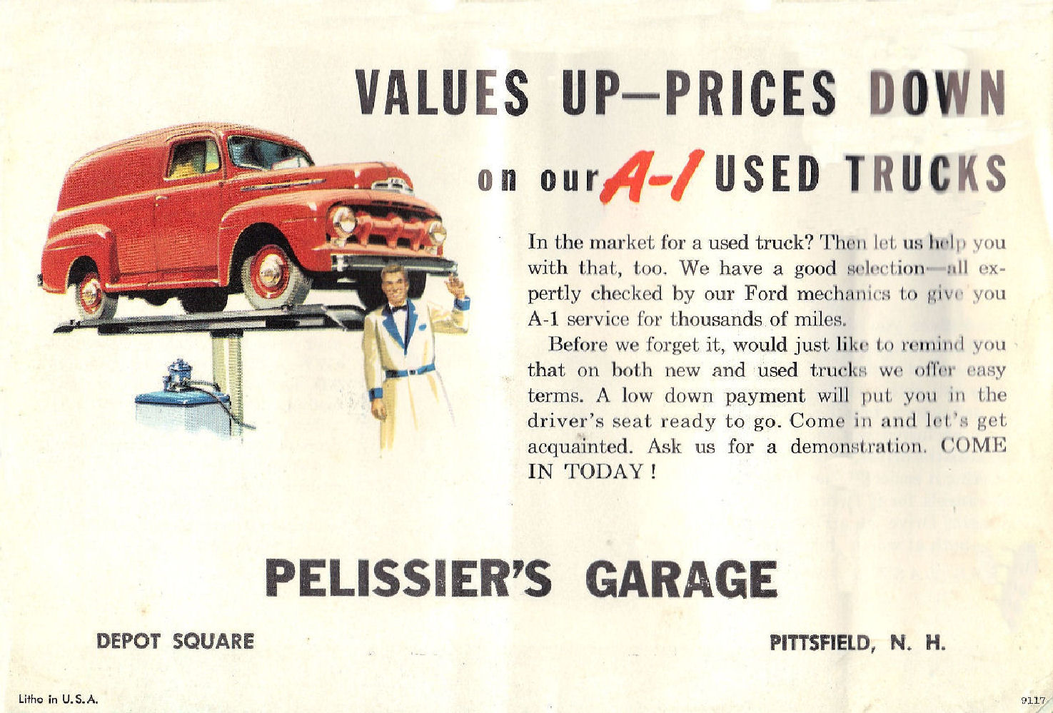 1954 Ford F100 Truck Mailer