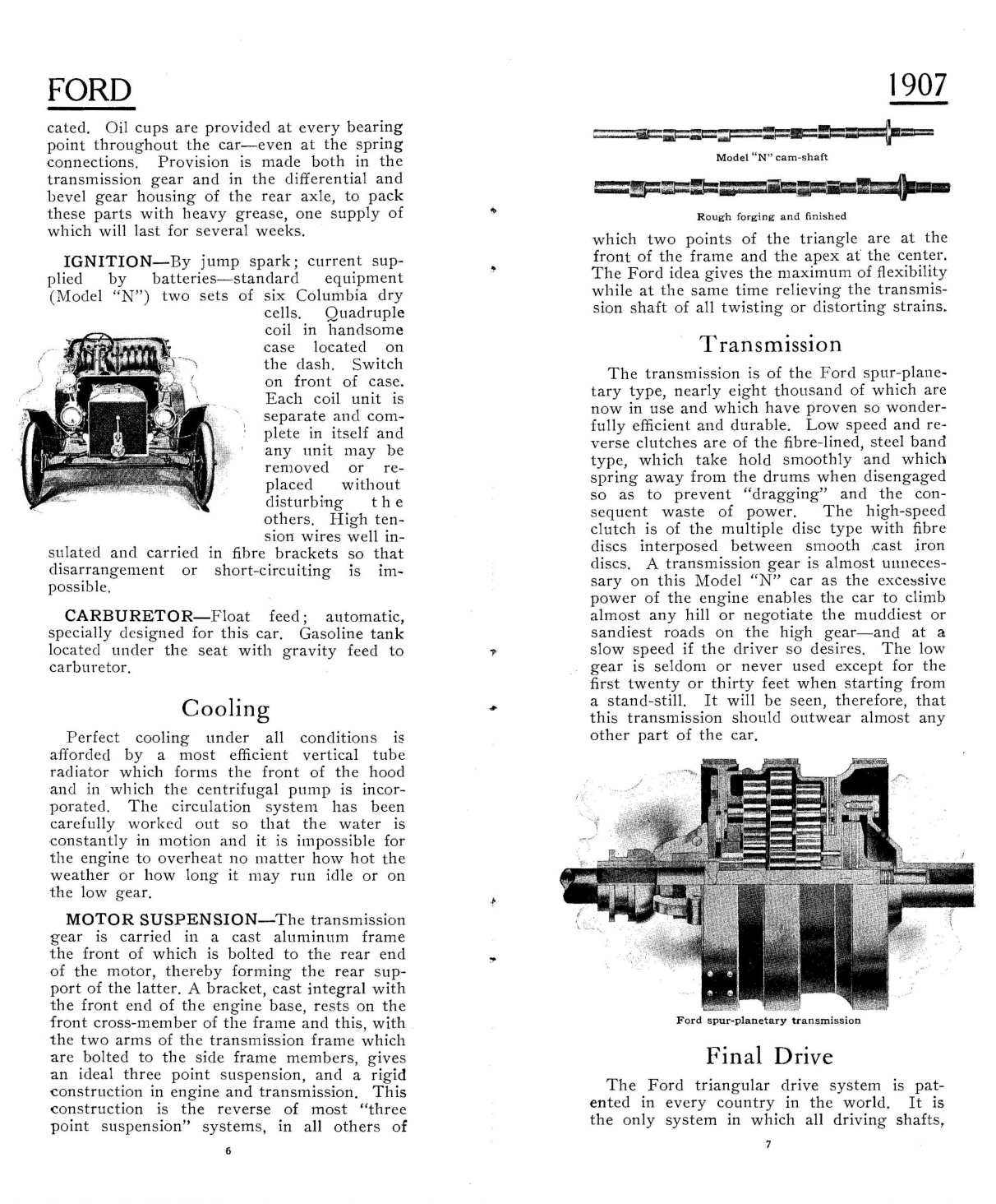 1907 Ford Model N Brochure