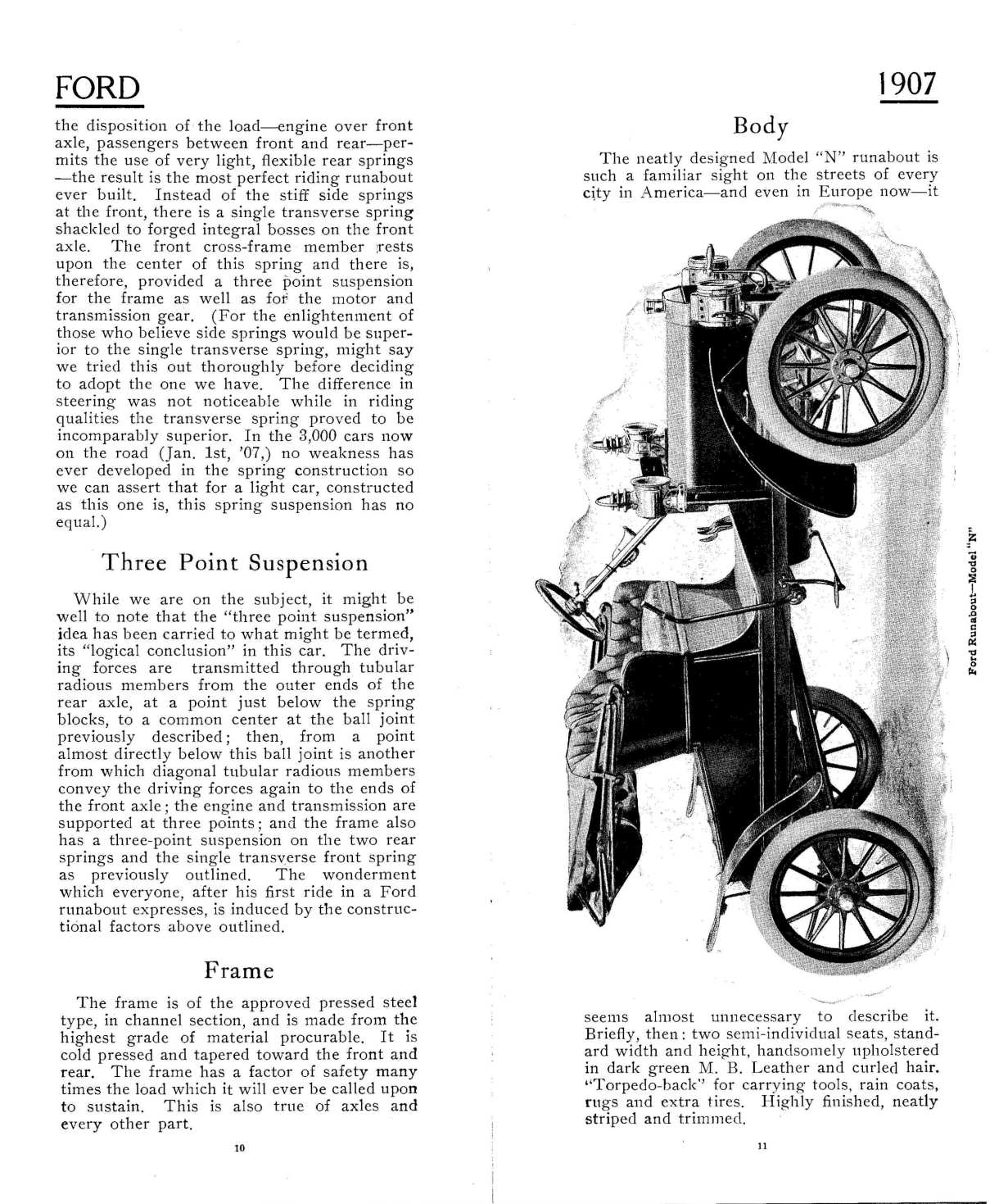 1907 Ford Model N Brochure