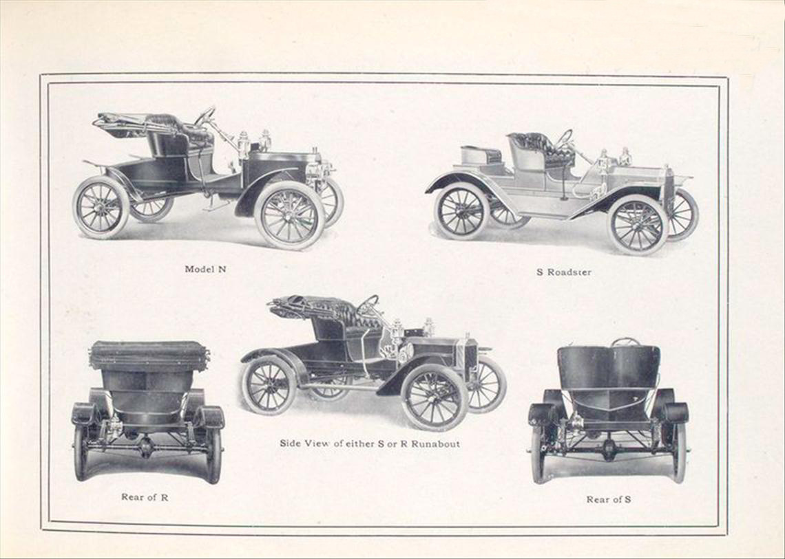1908 Ford Model N-R-S Price List