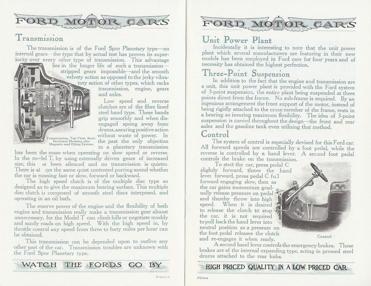 1909 Ford Full Line Brochure