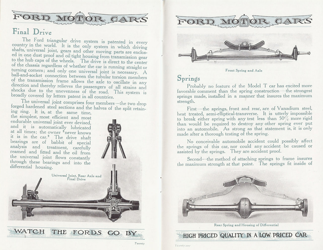 1909 Ford Full Line Brochure