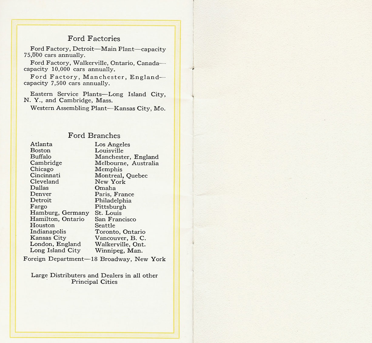 1912 Ford Full Line Catalogue Edition 2