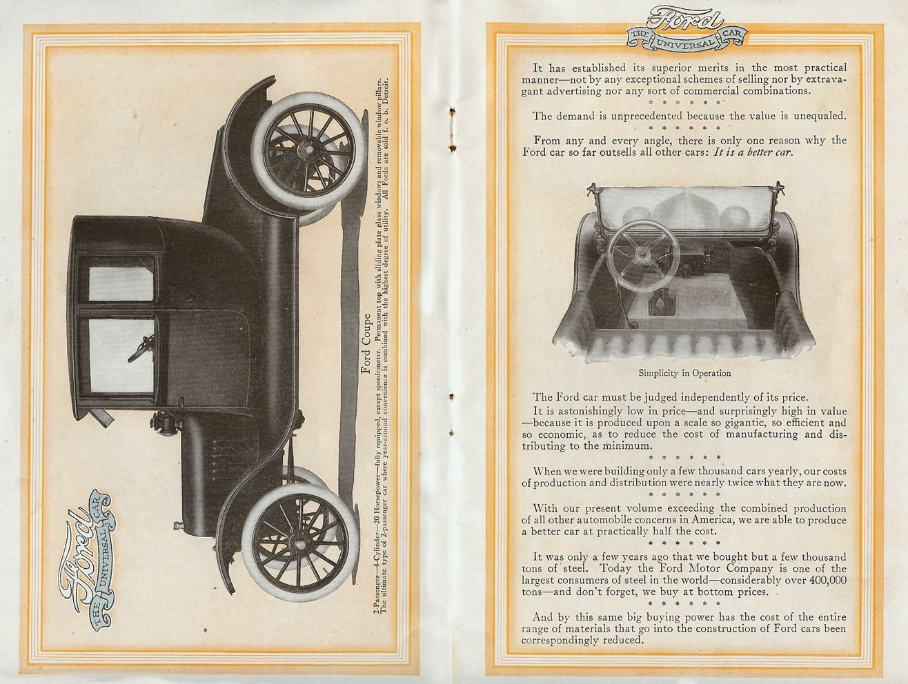 1918 Ford Brochure