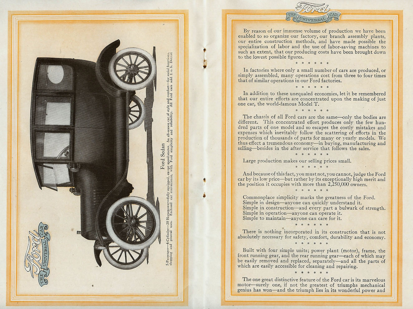 1918 Ford Brochure