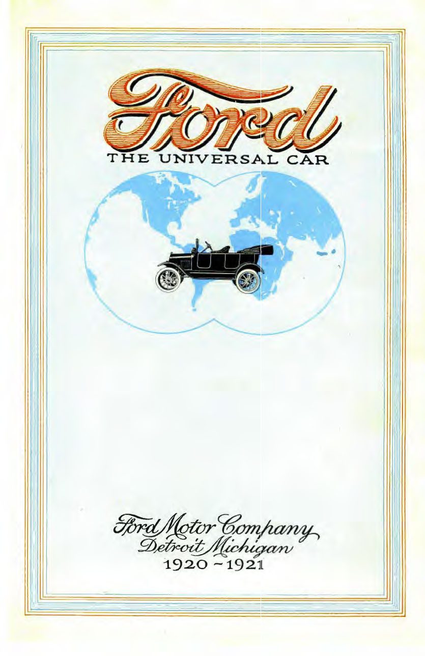 1920 Ford Brochure