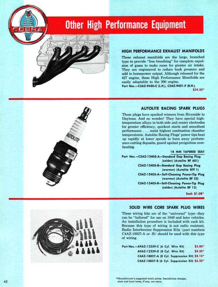 1965 Ford High Performance Catalog