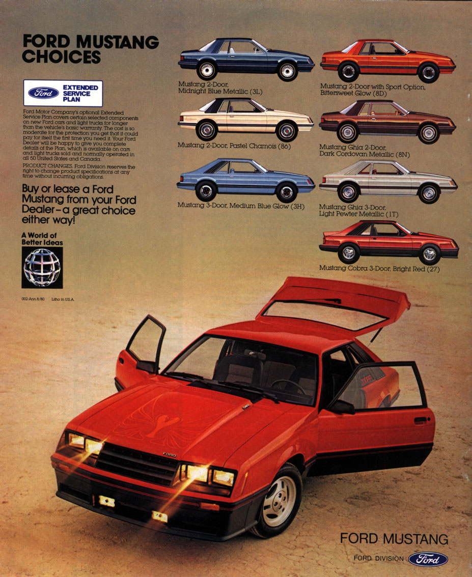 1981 Ford Mustang Brochure