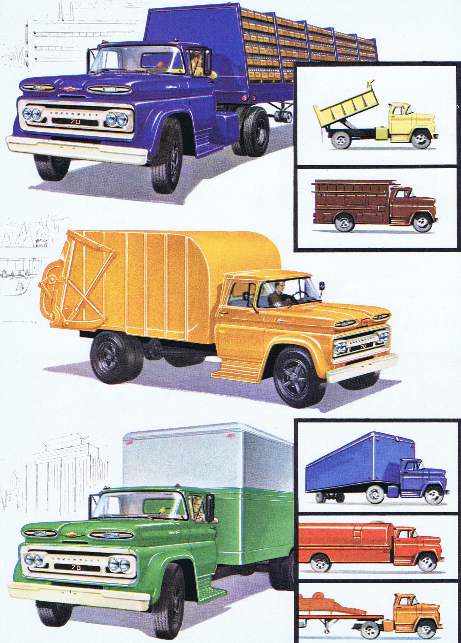1961 Chevrolet C70 Series Truck Brochure