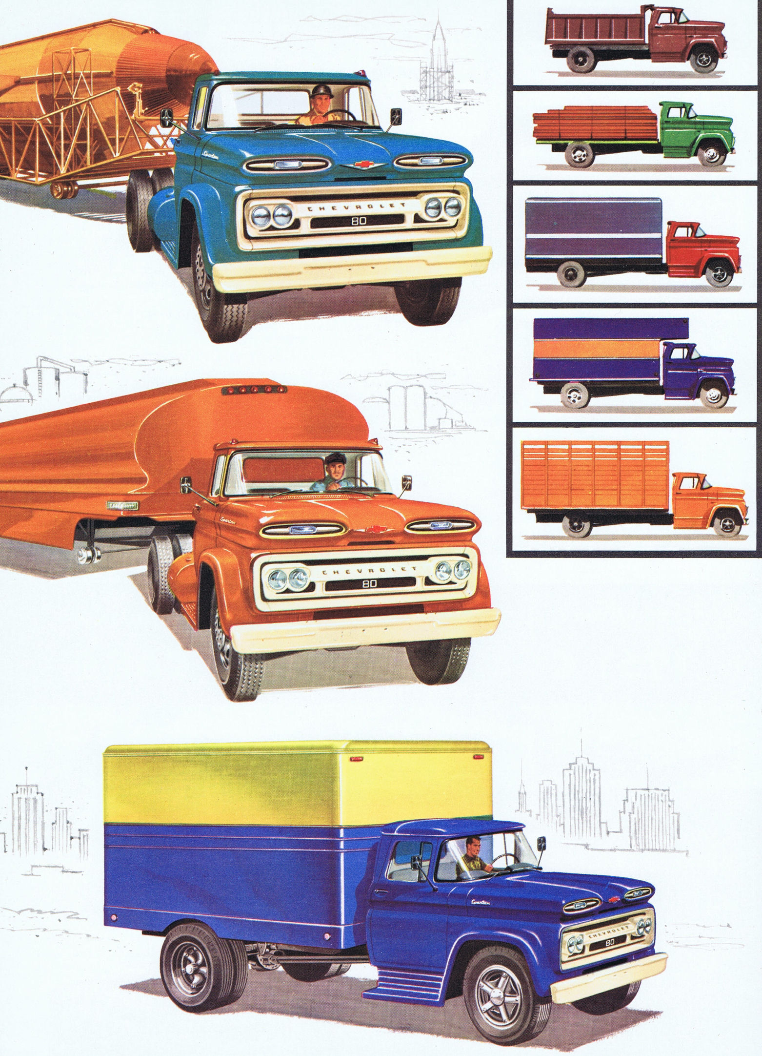 1961 Chevrolet C80 Series Truck Brochure