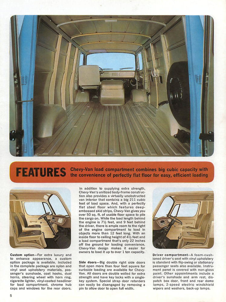 1966 Chevrolet Chevy Van Brochure